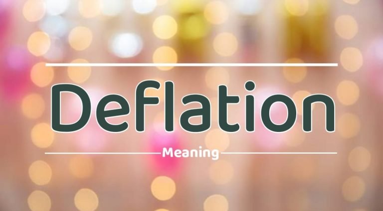 Deflation Meaning