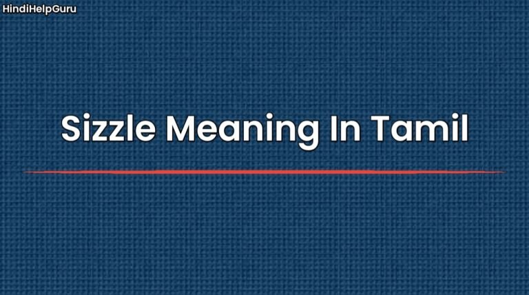 Sizzle Meaning In Tamil | தமிழில் சிஸ்ல் அர்த்தம்